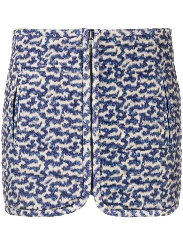 MARANT ETOILE Arona Abstract-pattern Skirt