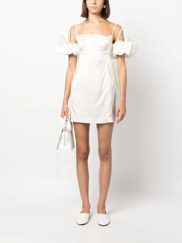 Jacquemus La Mini Robe Chouchou Minidress - White