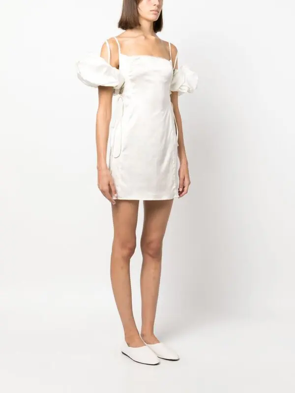 Jacquemus La Mini Robe Chouchou Minidress - White