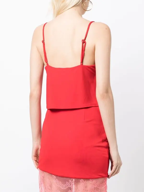 FLEUR DU MAL Floral-lace Camisole Top