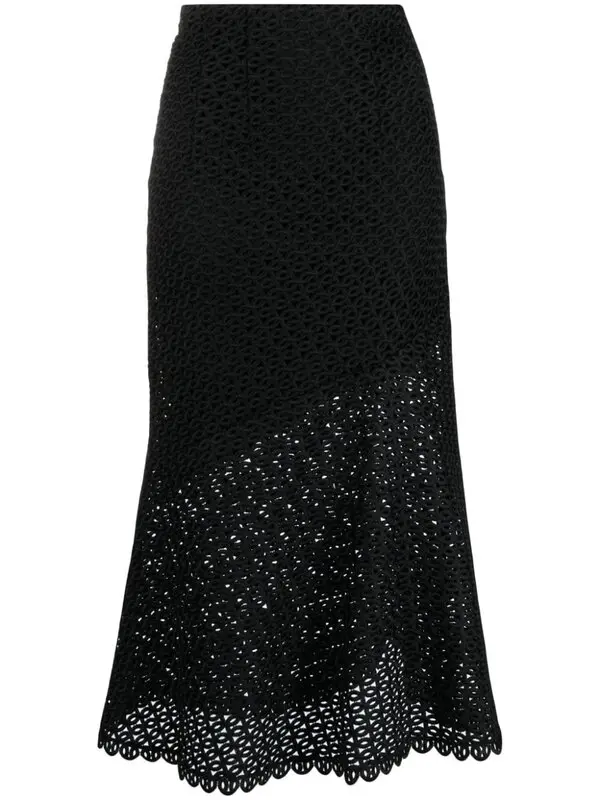 Dorothee Schumacher Macramé Midi Skirt