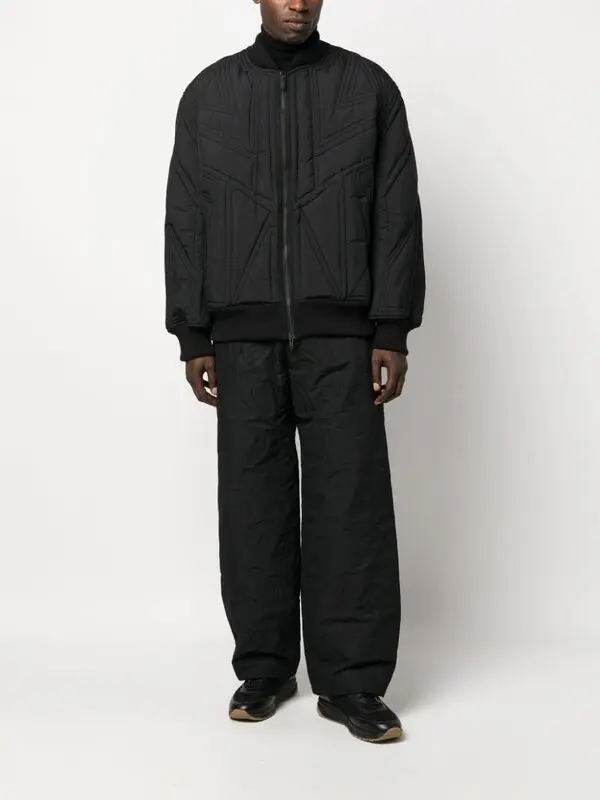 Y3 Quilted Bomber Jacket - Black
