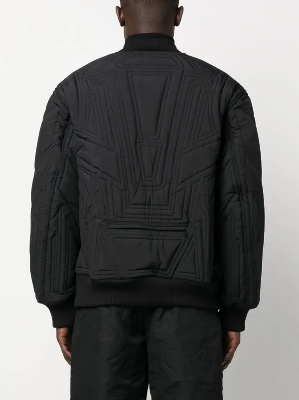 Y3 Quilted Bomber Jacket - Black
