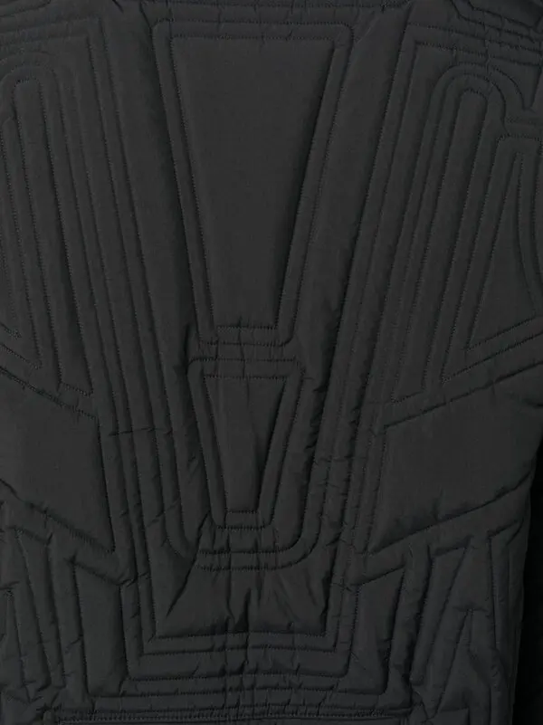 Y3 Quilted Bomber Jacket - Black