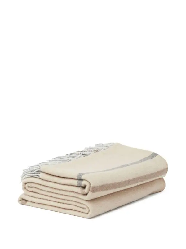 ARLOTTA CASHMERE Bauvin Fringe-detailing Throw