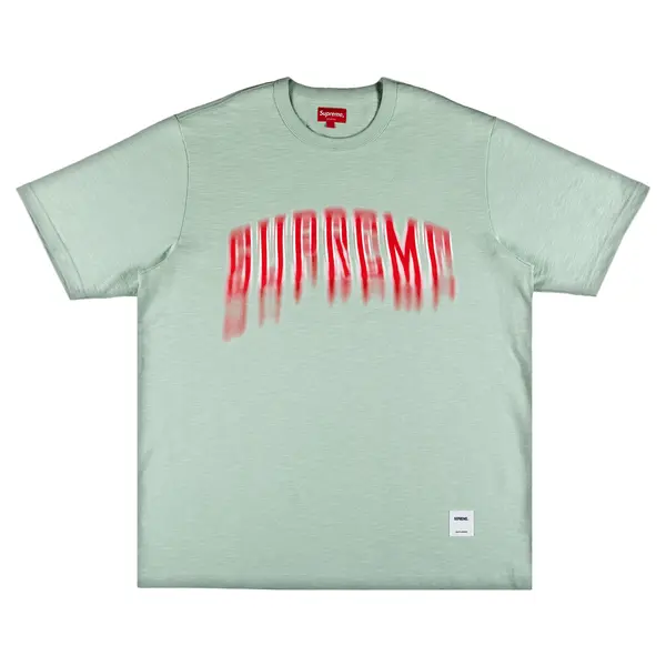 Supreme Blurred Arc Short-sleeve Top 'pale - Green