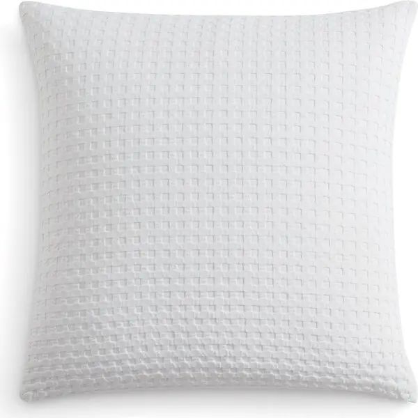 DKNY PURE Waffle Sham - White