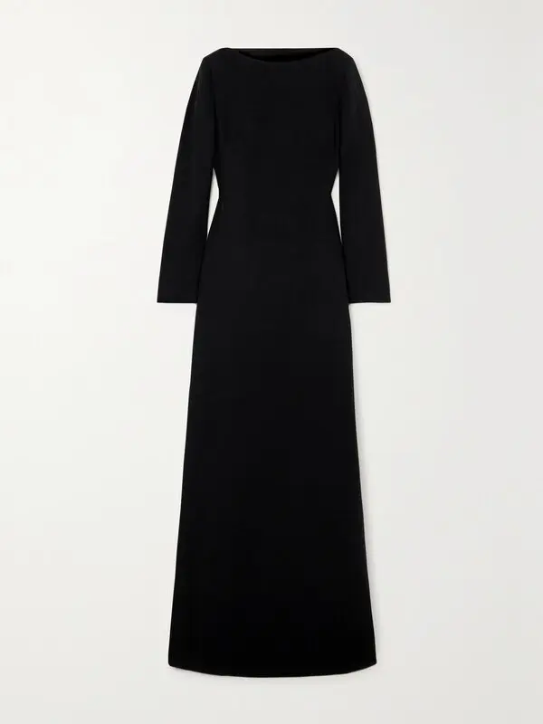 Valentino Garavani Open-back Silk-crepe Gown
