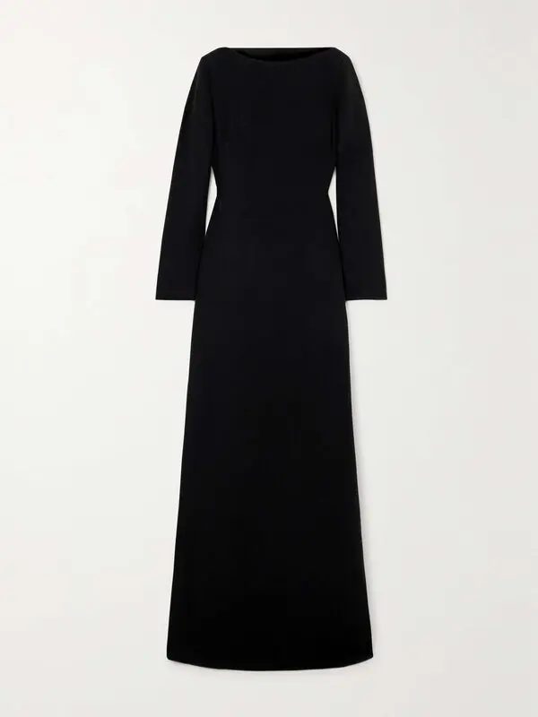 Valentino Garavani Open-back Silk-crepe Gown