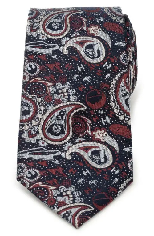 CUFFLINKS, INC. Darth Vader Silk Neck Tie - Navy