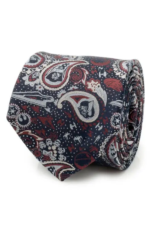CUFFLINKS, INC. Darth Vader Silk Neck Tie - Navy