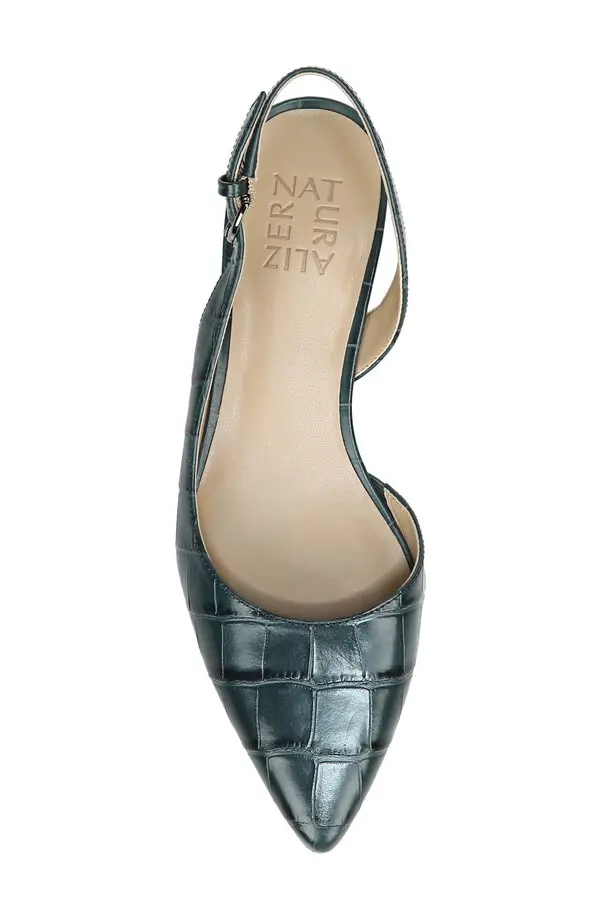 Naturalizer Banks Pump In King Fisher Croco 60% Off Editorialist