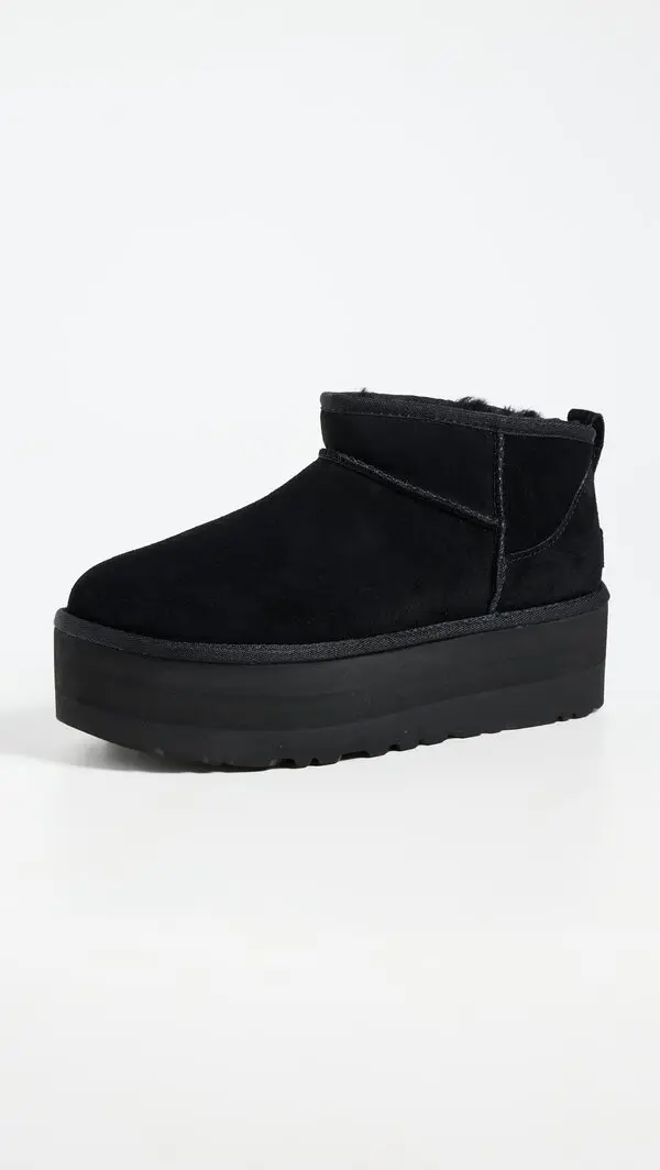 UGG Classic Ultra Mini Platform Boots - Black