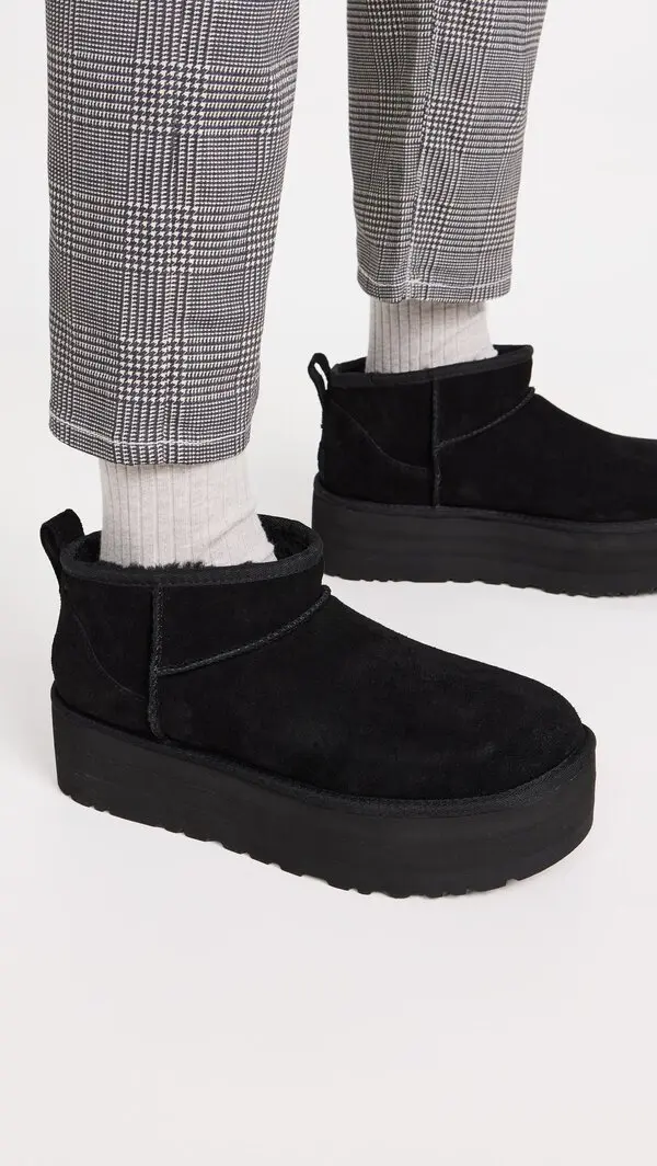 UGG Classic Ultra Mini Platform Boots - Black