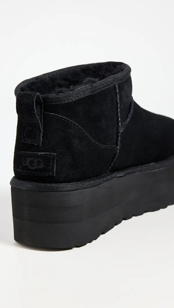 UGG Classic Ultra Mini Platform Boots - Black