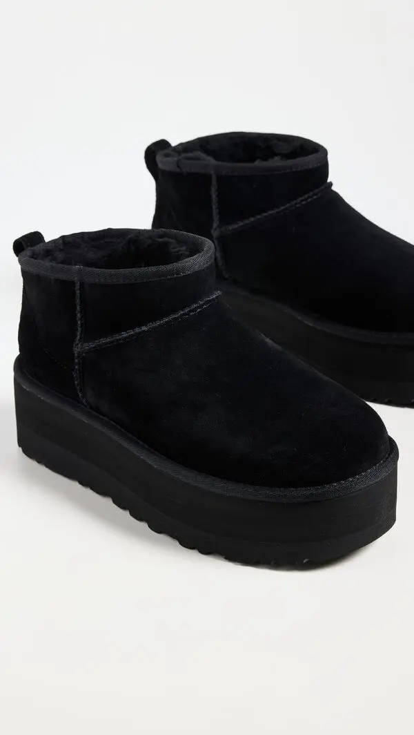 UGG Classic Ultra Mini Platform Boots - Black