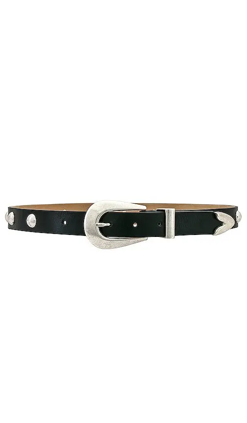 Streets Ahead Larkin Belt - Black & Silver
