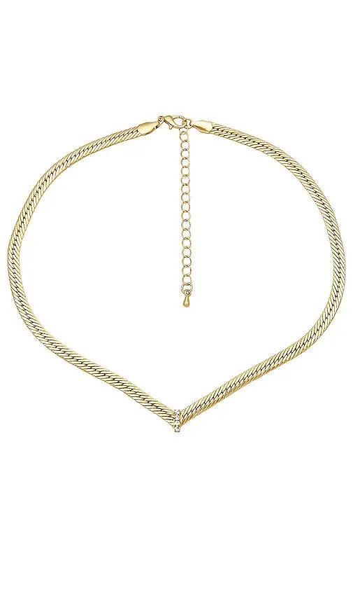 8 Other Reasons V Necklace - Gold