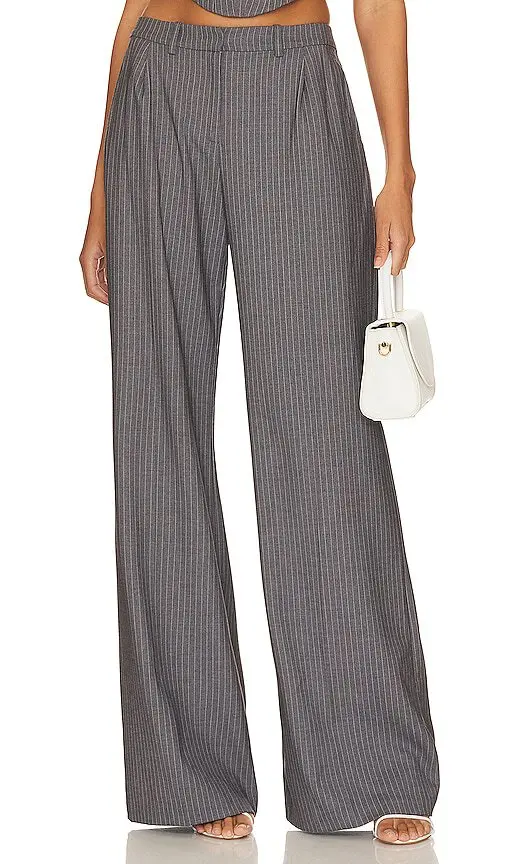 Amanda Uprichard Slater Pants - Eton Pinstripe