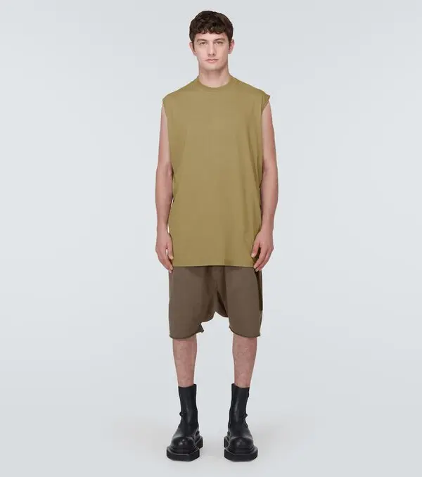 Rick Owens Tarp Cotton Jersey T-shirt - Green