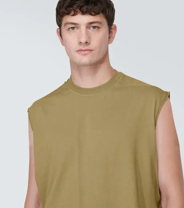 Rick Owens Tarp Cotton Jersey T-shirt - Green