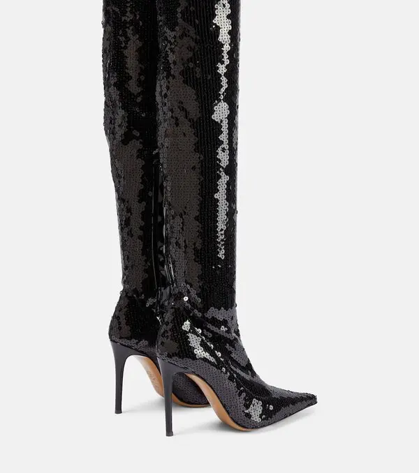 Alexandre Vauthier Elixir Sequined Over-the-knee Boots