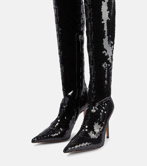 Alexandre Vauthier Elixir Sequined Over-the-knee Boots