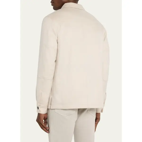 Zegna Oasi Cashmere Overshirt - White