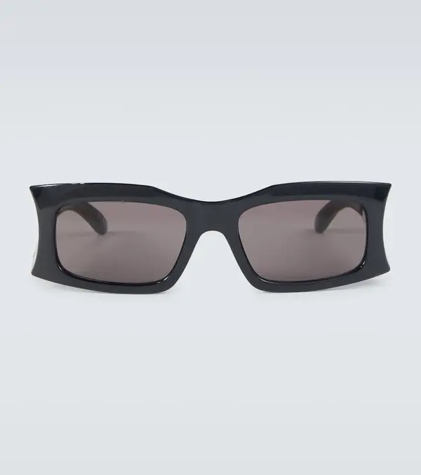 Balenciaga Rectangular Sunglasses - Black