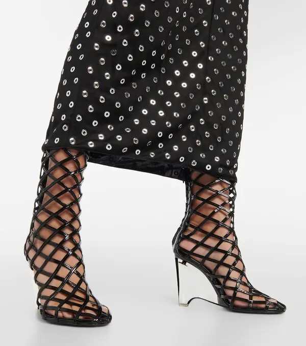 Alaïa Embellished Halterneck Midi Dress