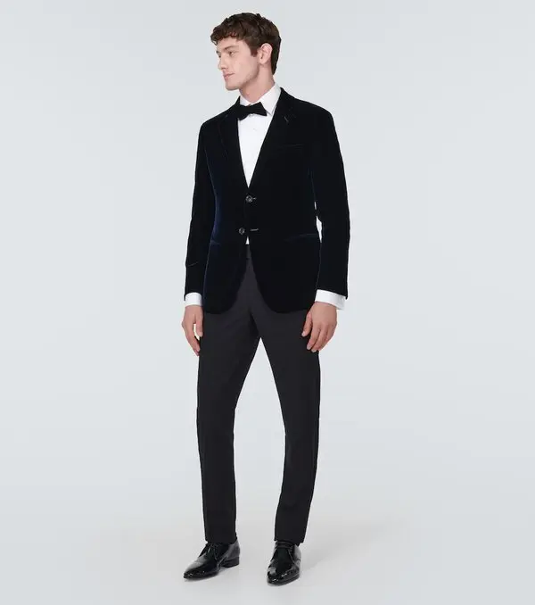 Giorgio Armani Velvet Tuxedo Jacket