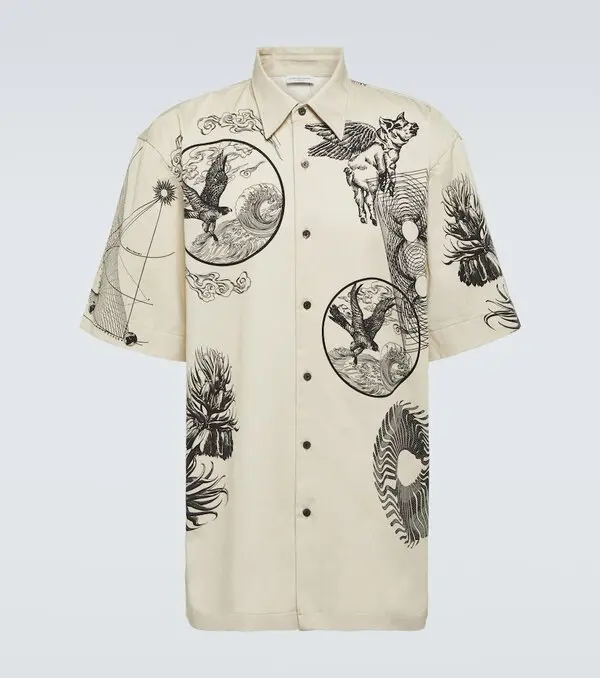 Dries Van Noten Cassidye Printed Cotton Poplin Shirt - Multicoloured