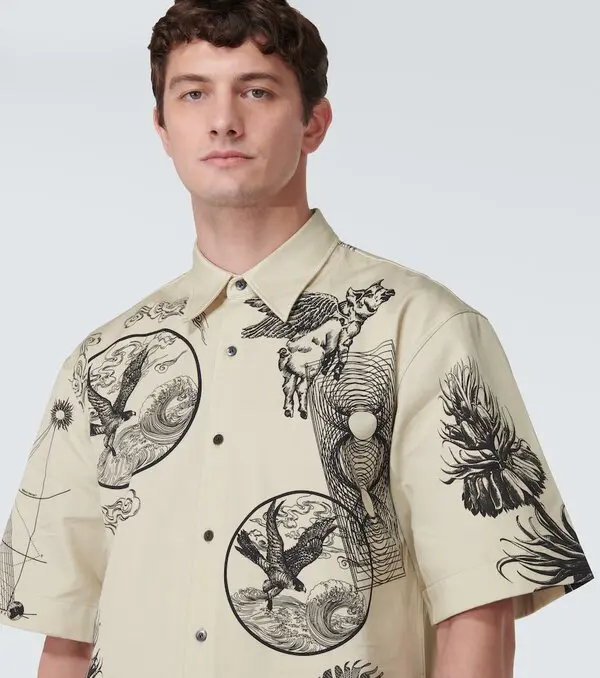 Dries Van Noten Cassidye Printed Cotton Poplin Shirt - Multicoloured
