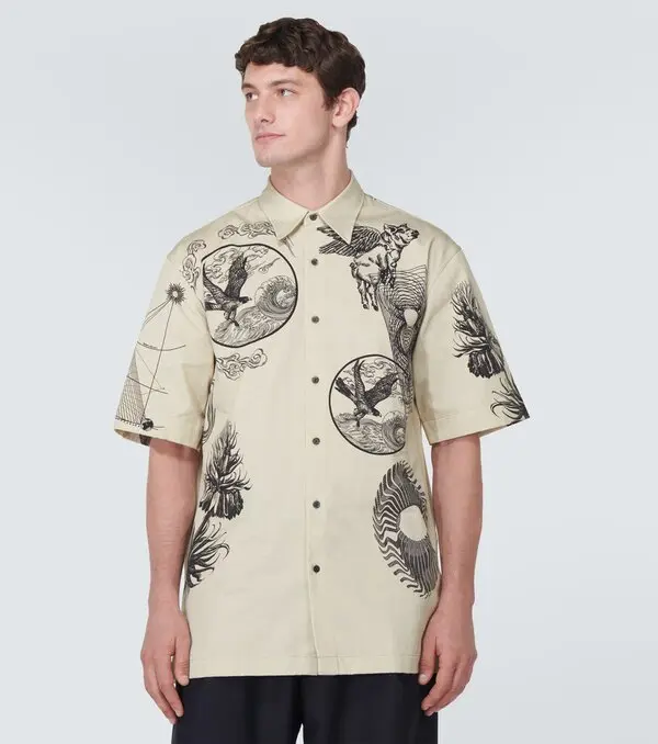 Dries Van Noten Cassidye Printed Cotton Poplin Shirt - Multicoloured
