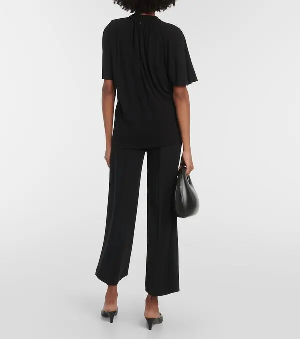 TOTEME Draped Jersey Top