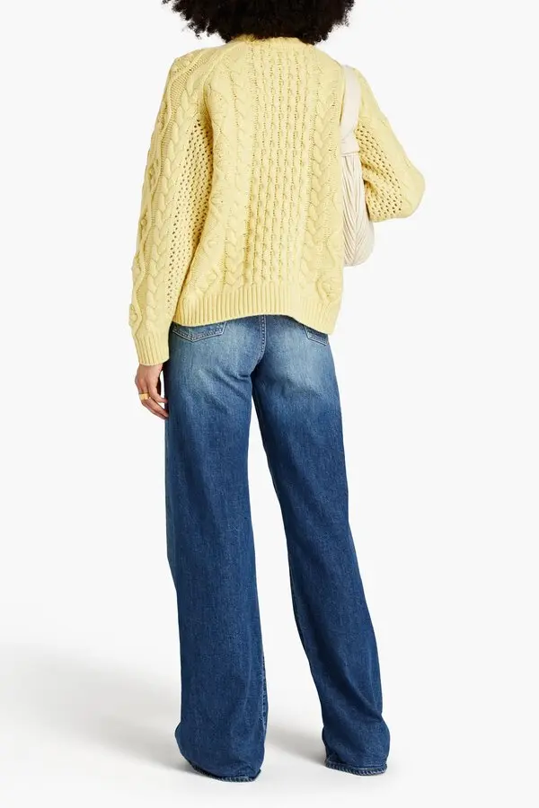 Loulou De Saison Loulou Studio Secas Cable-knit Sweater