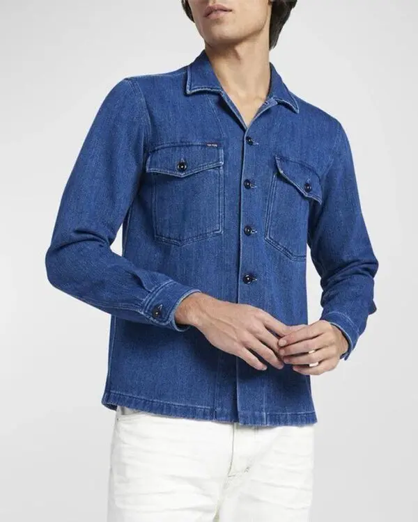 TOM FORD Apos;s Denim Overshirt