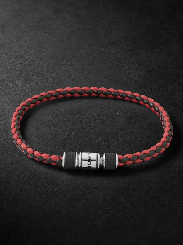 Chopard Classic Racing Woven Bracelet - Red
