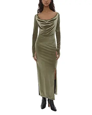green wool dress coat Arwen