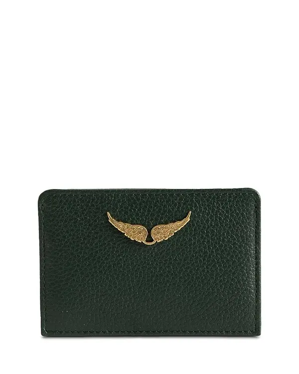 Zadig&Voltaire Pass Leather Wallet - Emerald