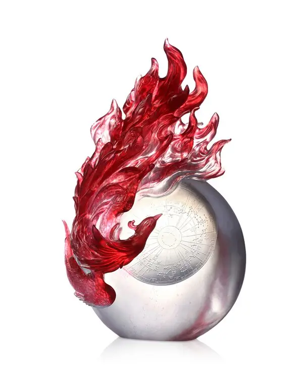 LIULI Dance Of The Phoenix Sculpture