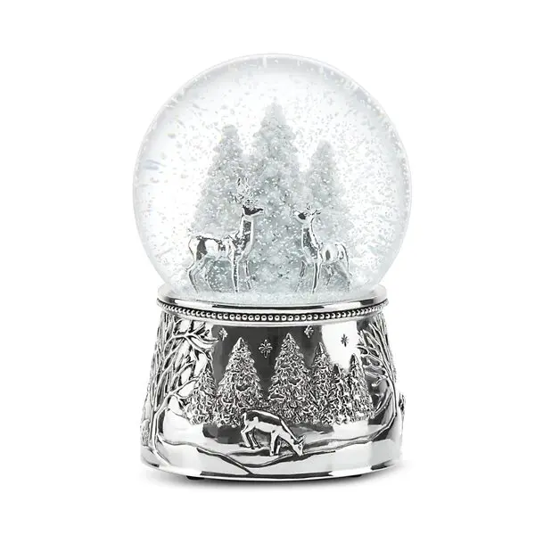 REED & BARTON North Pole Bound Musical Snow Globe - Silver