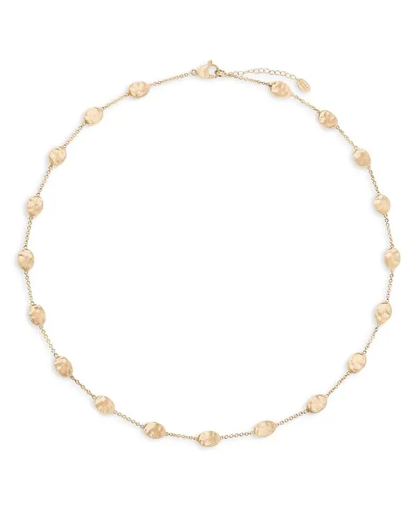 Marco Bicego 18k Yellow Siviglia Bead Station Necklace - Gold