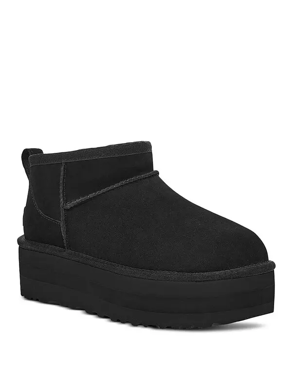 UGG Classic Ultra Mini Platform Boots - Black