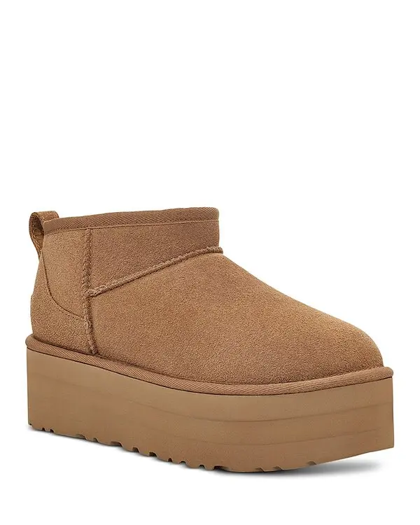 UGG Classic Ultra Mini Platform Boots - Chestnut