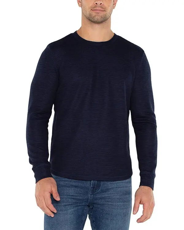 LIVERPOOL Long Sleeve Crewneck Sweater - Navy