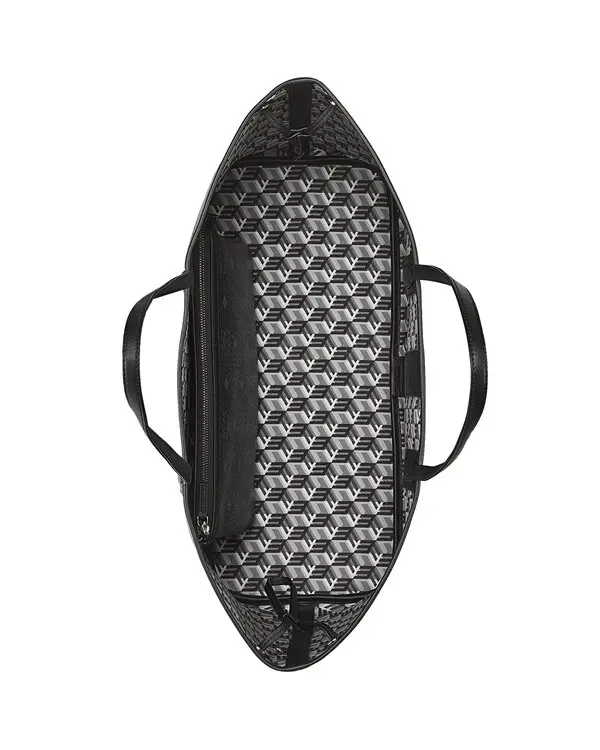 Mcm Liz Reversible Visetos Shopper - Black