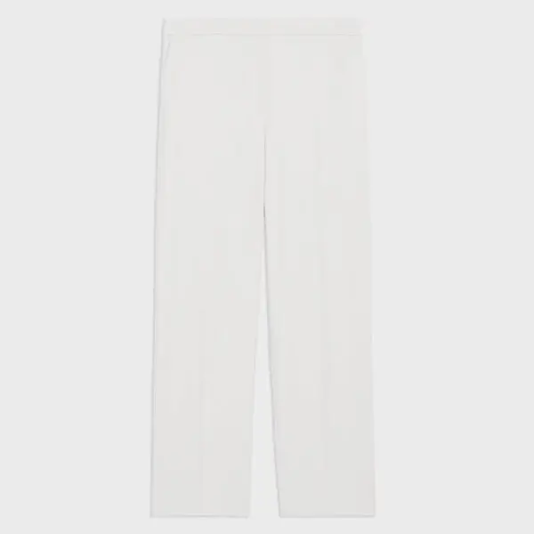 Theory Treeca Pull-on Flannel Pant - Ivory