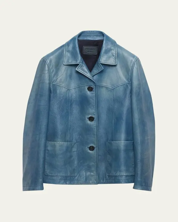 Prada Napa Leather Jacket - Avio