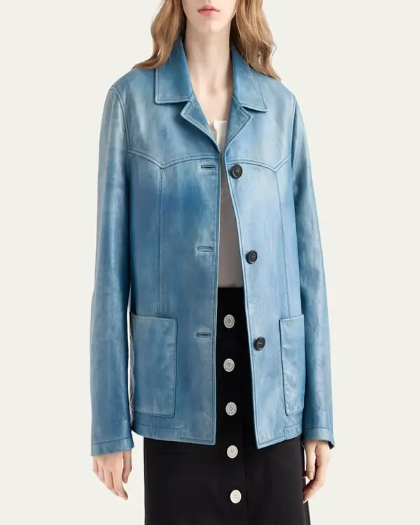 Prada Napa Leather Jacket - Avio